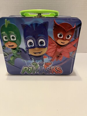 Disney PJ Masks Lunch Box Tin with Handle BOX ONLY no puzzle | eBay