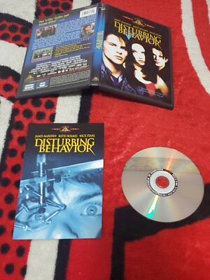Disturbing Behavior (1998, DVD, good condition, w/insert) RARE Out Of ...