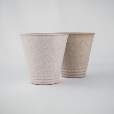 Hibiki Free Cup Kaoline Handmade Kyo-yaki/Kiyomizu-yaki JAPAN fuuu ...