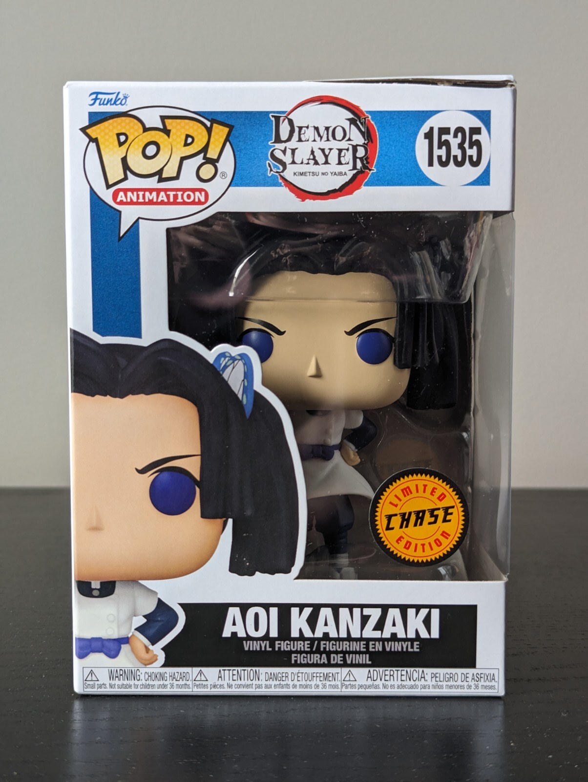 Funko Pop! Demon Slayer: Kimetsu no Yaiba - Aoi Kanzaki CHASE #1535 BOX ...