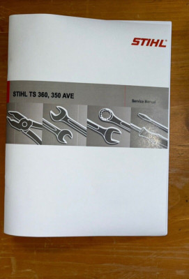 TS 350, 350AVE, 360 TS350 TS360 STIHL Cut Off Saw Workshop Service ...