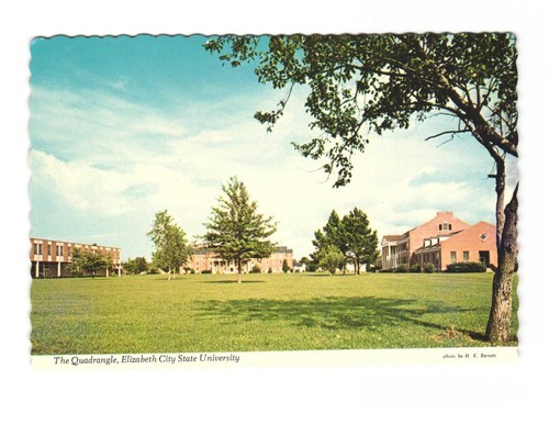 The Quadrangle, Elizabeth City State University, North Carolina Vtg ...