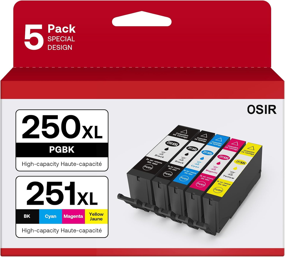PG-245XL CL-246XL Ink Cartridge Replacement for Canon 245XL MG2420 ...