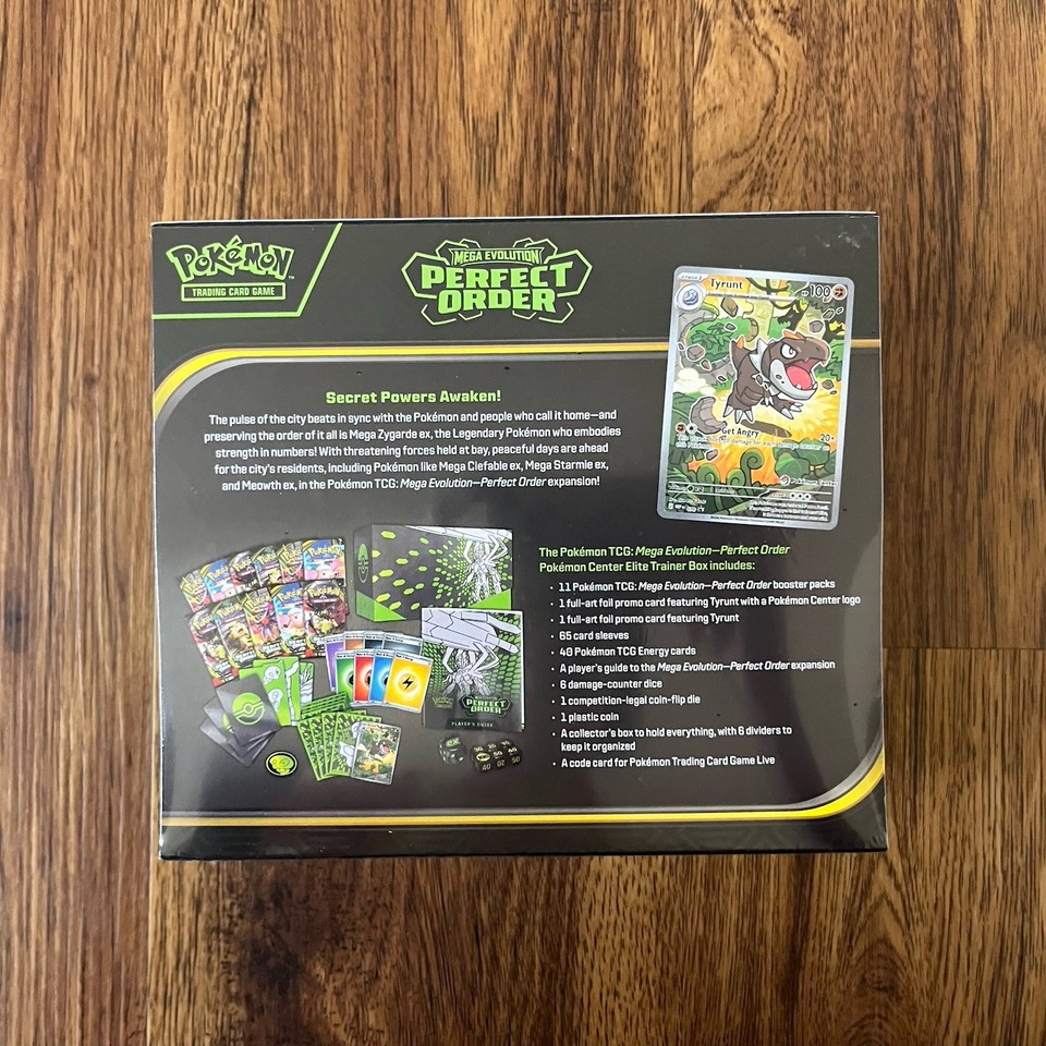 Pokémon Perfect Order Pokemon Center ETB Elite Trainer Box New Factory ...
