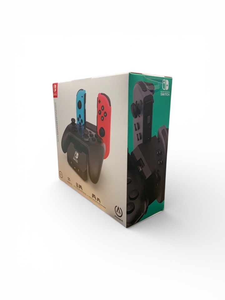 PowerA Controller Charging Base for Nintendo Switch Joy-Con & Pro Black ...