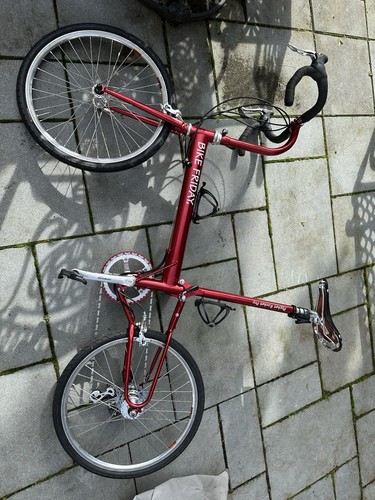 Bike Friday Pocket Rocket Pro Folding Bicycle Red Lightly Used Campagnolo 60 cm | eBay