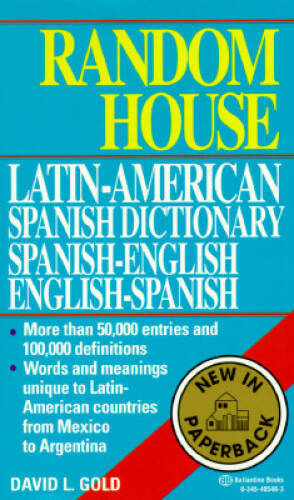 Latin- American Spanish Dictionary: Spanish-English, En - ACCEPTABLE ...