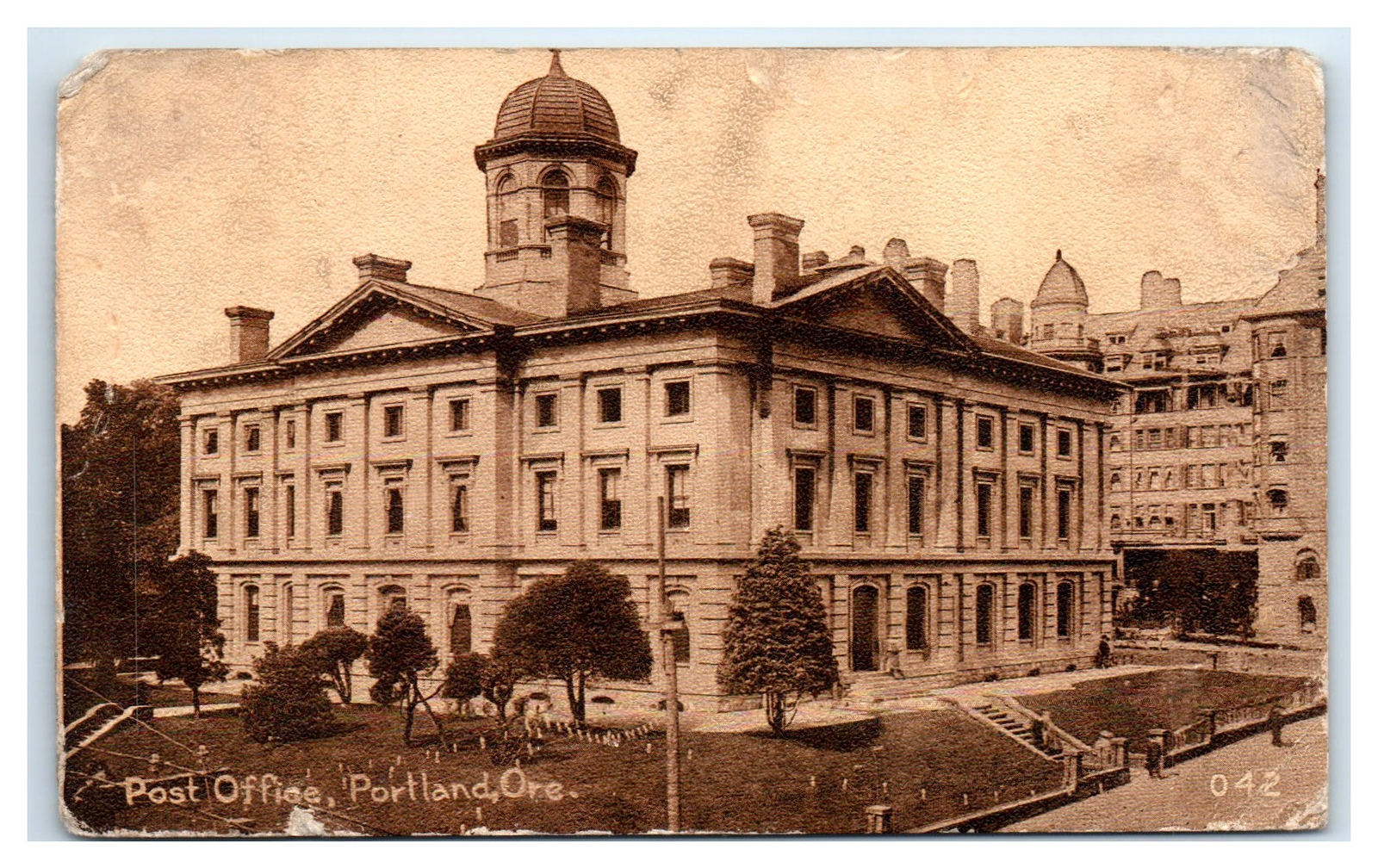 1914 PORTLAND, OR Postcard - POST OFFICE ORE | eBay