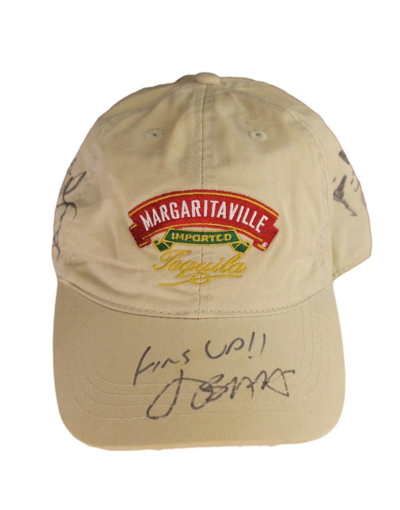 JIMMY BUFFETT & THE CORAL REEFER BAND SIGNED AUTOGRAPH HAT - MAC ...