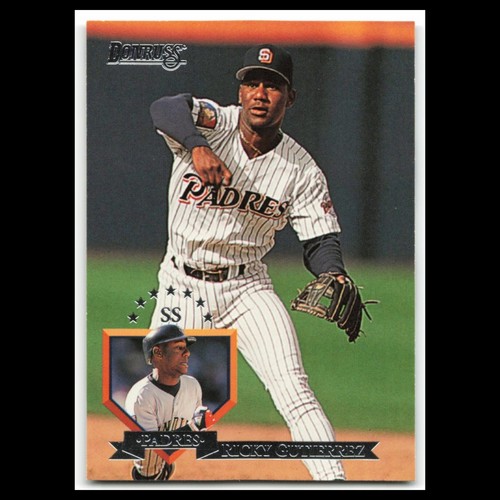 Ricky Gutierrez #416 1995 Donruss San Diego Padres Baseball Card MLB NM ...