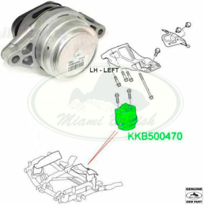 LAND ROVER FRONT SUPPORT ENGINE MOUNTING MOUNT LH RANGE V8 06-09 ...