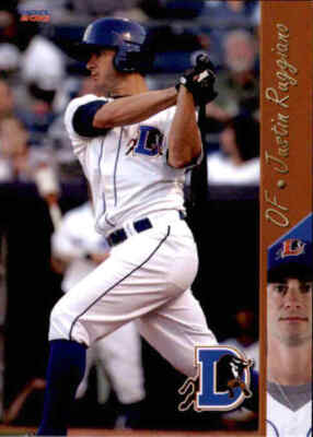 2010 Durham Bulls Choice #25 Justin Ruggiano Austin Texas TX Baseball ...
