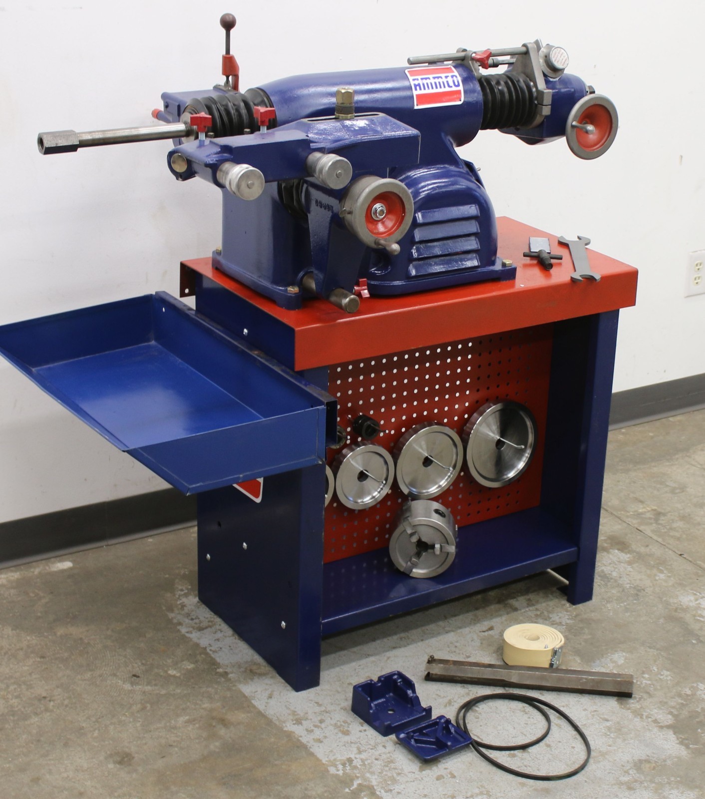 Ammco 4000 Disc Drum Brake Lathe Loaded w/ 3-Jaw Double Chuck Adapter ...