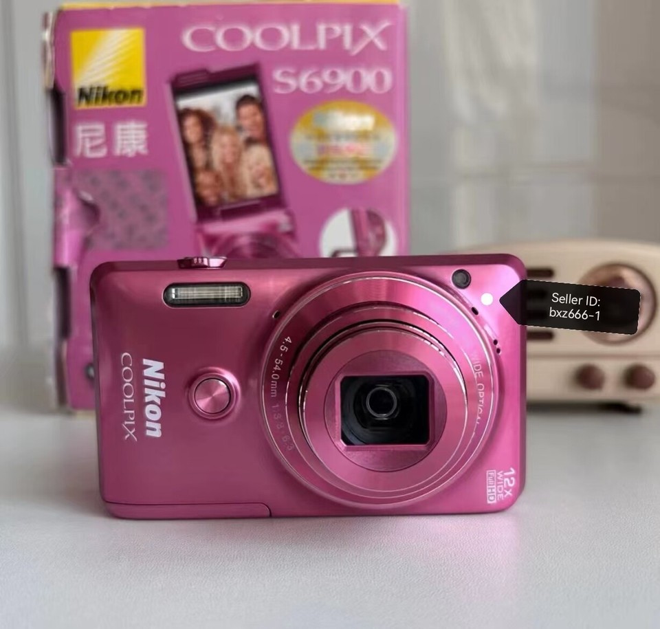 Nikon COOLPIX S6900 16.0MP 12x Optical Zoom Flip Long Screen Digital ...