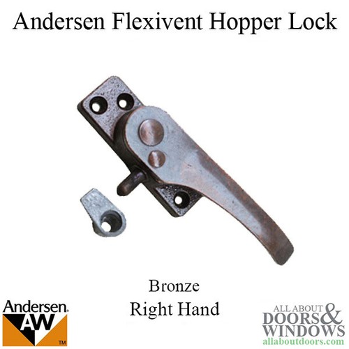 Andersen Right Hand Flexivent Hopper Lock - Bronze | eBay