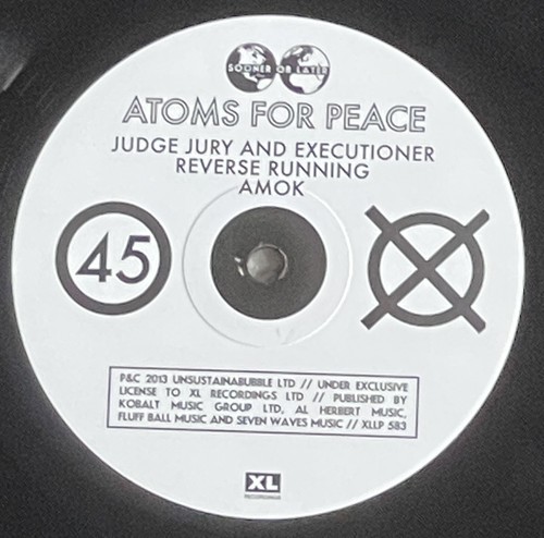 Atoms For Peace ‘Amok’Vinyl Record Indie IDM [XLLP583] 634904158316| eBay