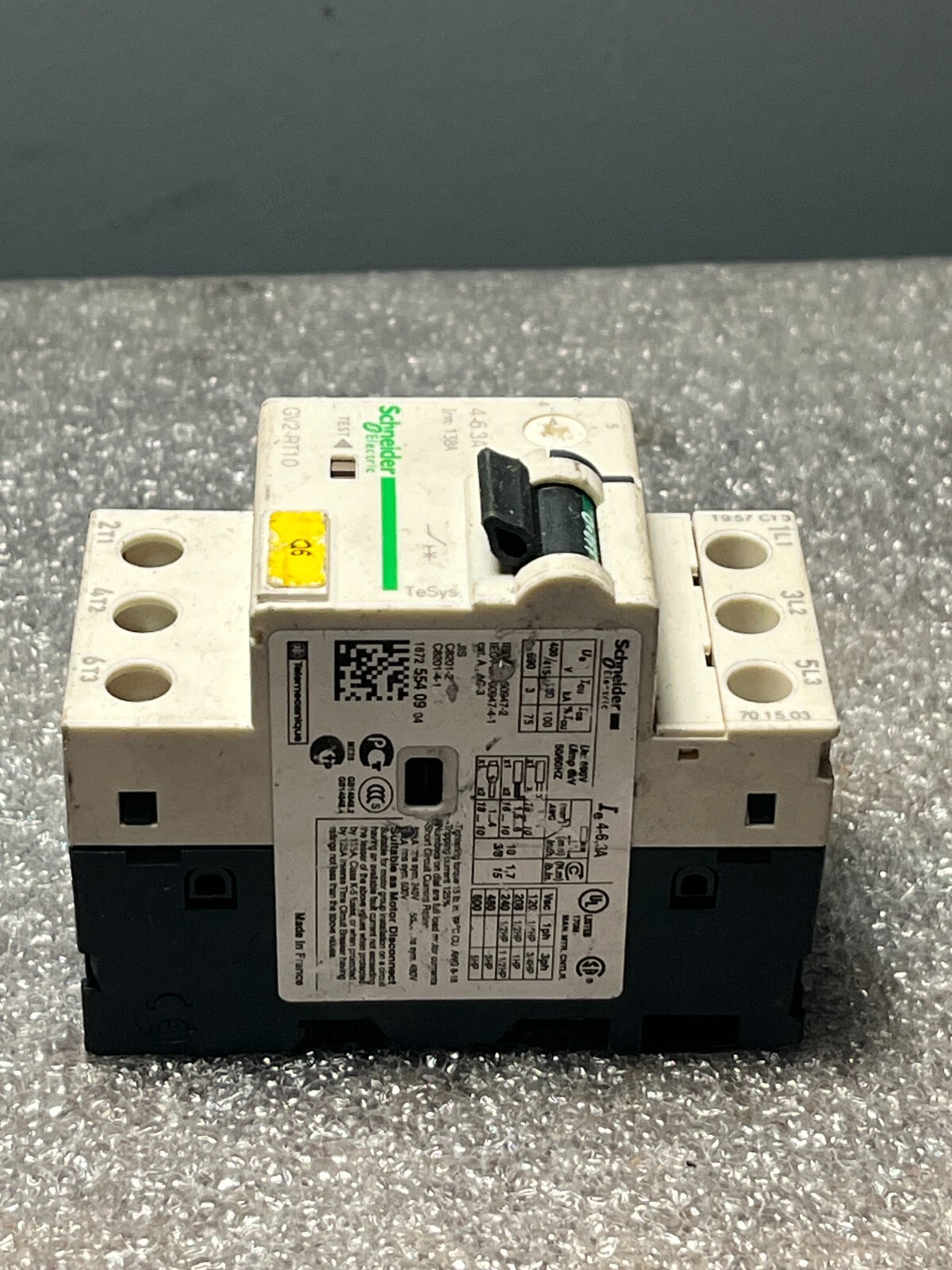 SCHNEIDER ELECTRIC Motor Starter GV2-RT10 | eBay