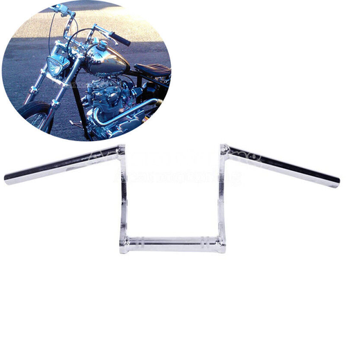 1'' Motorcycle Handlebars Z Bar Drag Bars For Harley Honda Chopper ...