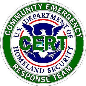 CERT DHS Homeland Security Reflective, or Matte Vinyl Decal Sticker ...