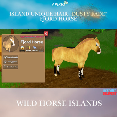 Wild Horse Islands 💛SIUC & IUH Dusty Fade Dusty Brindle Fjord Horse💛 | eBay