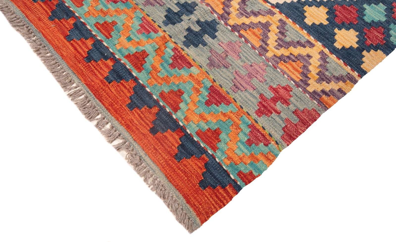 Dicarpet Afghan Oriental Hand-Knotted Runner Rug, 170x67 cm, Multi | eBay