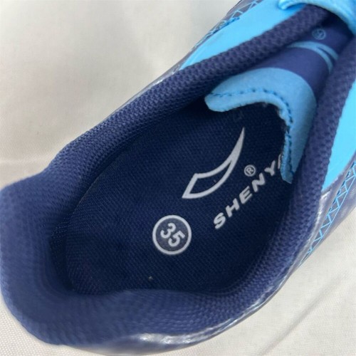 Shenya Unisex Track & Field Spikes Blue Sprint Running Shoes Size 35 US ...