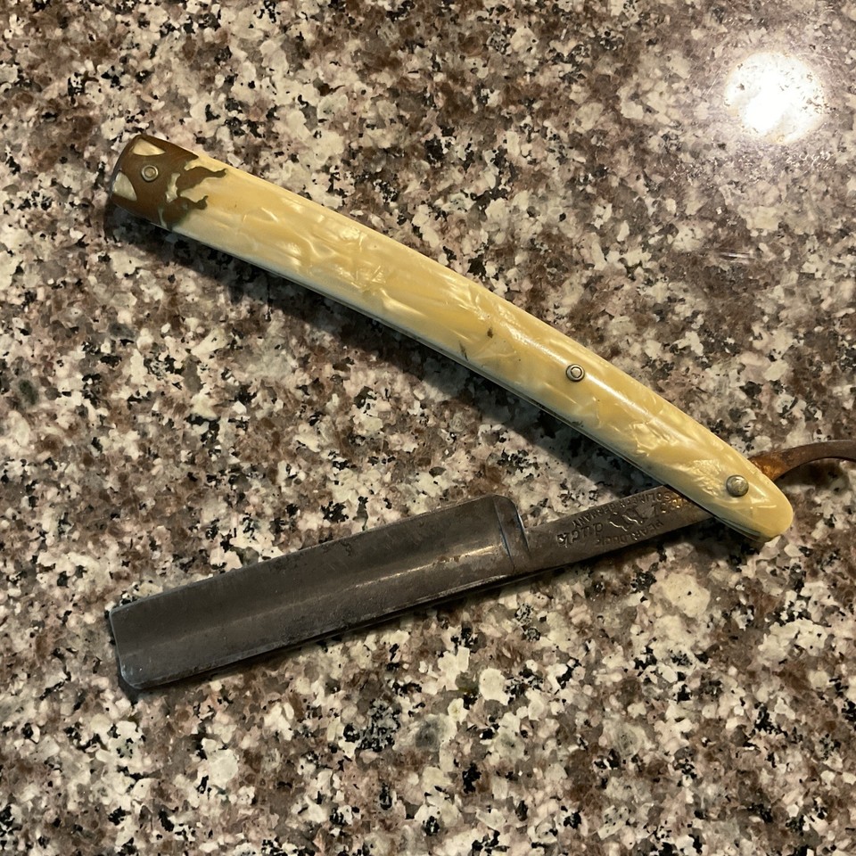 Vintage Dubl Duck Goldedge Straight Razor (Double Duck) | eBay