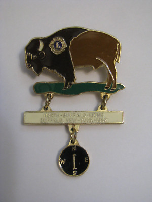 Lions International North Buffalo, New York 1982 Buffalo Pin | eBay