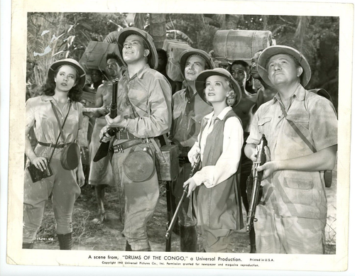 Vintage 8x10 Photo Drums of the Congo 1942 Ona Munson Stuart Erwin ...