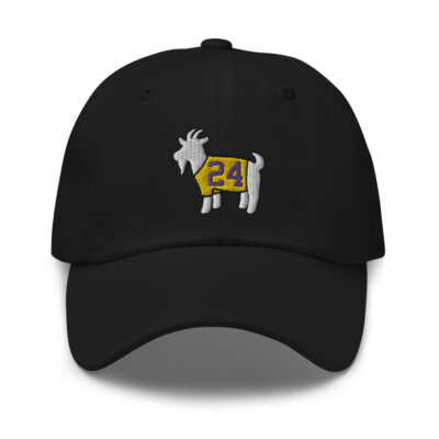 Kobe Bryant GOAT Hat, Kobe Bryant Hat, Kobe G.O.A.T. Dad Hat, Baseball ...