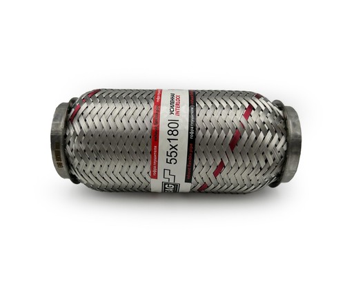 Eag Flexhose Tuyau Flexible (55x180mm) D'Échappement - Interlock Et Außen-gewebe | eBay