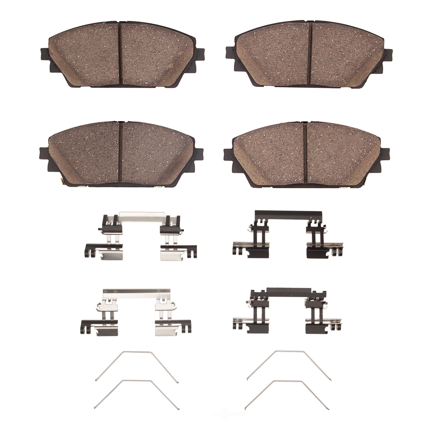 DFC 5000 Advanced Brake Pads - Ceramic and Hardware Kit fits 2019-2020 ...