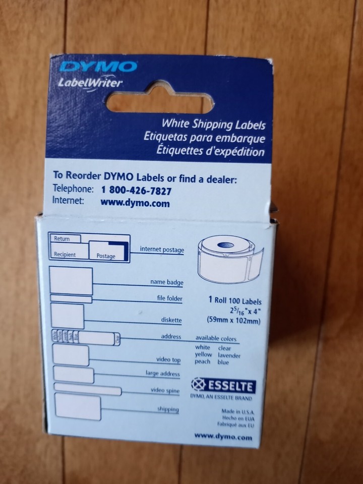 3) DYMO LabelWriter Address Labels 30572And 30573 And Starter Roll | eBay