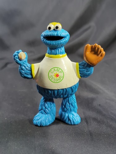 Camp Sesame Street Cookie Monster Playing Baseball Glove Ball PVC ...