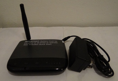 AT&T ZTE WF721 Wireless Home Phone Base w/ Backup Battery & AC Adapter ...