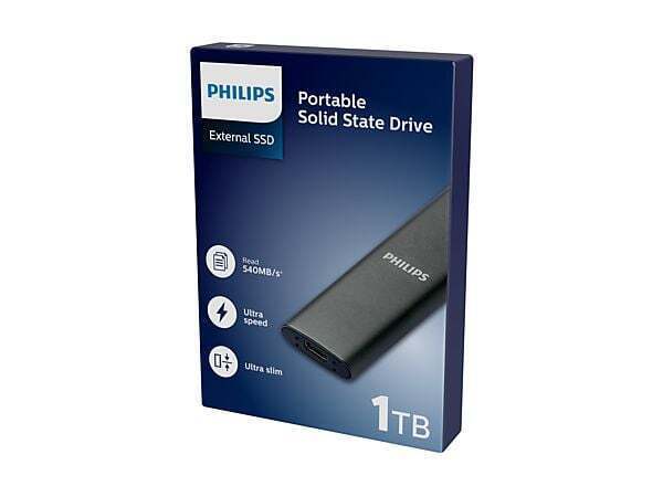 Philips External Ssd Portable Hard Drive 1TB 500GB 250GB Ultra Slim ...