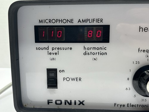 Rare Vintage Frye Electronics, Inc Fonix Type 5000 Hearing Aid Test Set ...