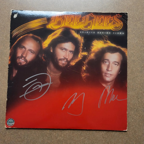 Bee Gees Autographed Spirits Having Flown Vinyl-Signed by All 3 ...