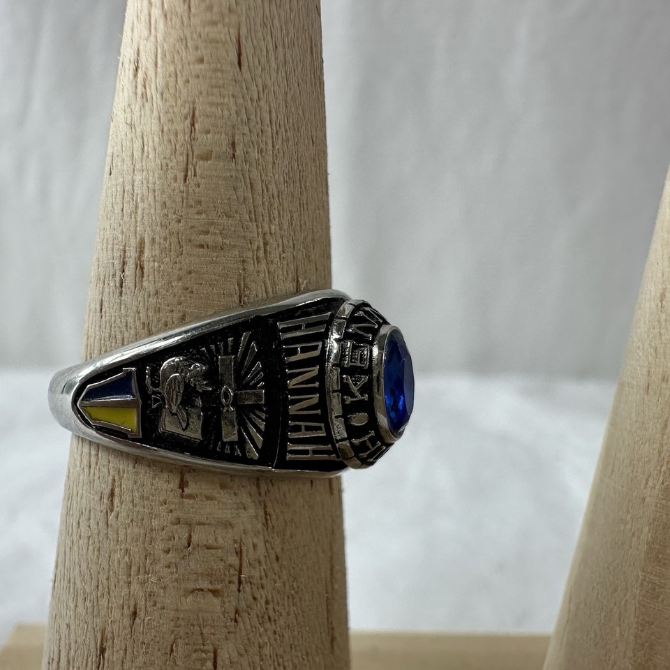 Keystone Valadium Kennedy High School Class Ring Silver Tone Size 7 ...