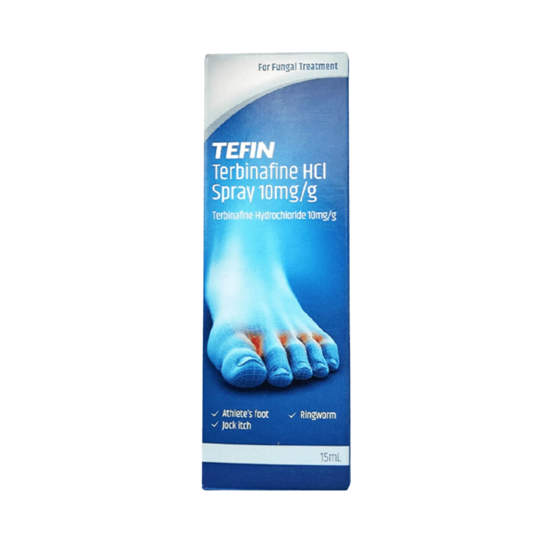 Tefin Terbinafine HCI Spray Fungal Treatment 10mg/g 15ml | eBay