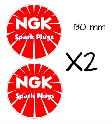 NGK Stickers TWO (2) 130 mm each | eBay