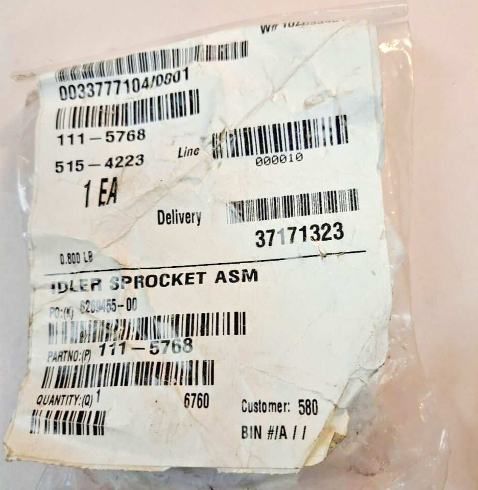 TORO 111-5768 IDLER SPROCKET ASM 08B2-15T | eBay