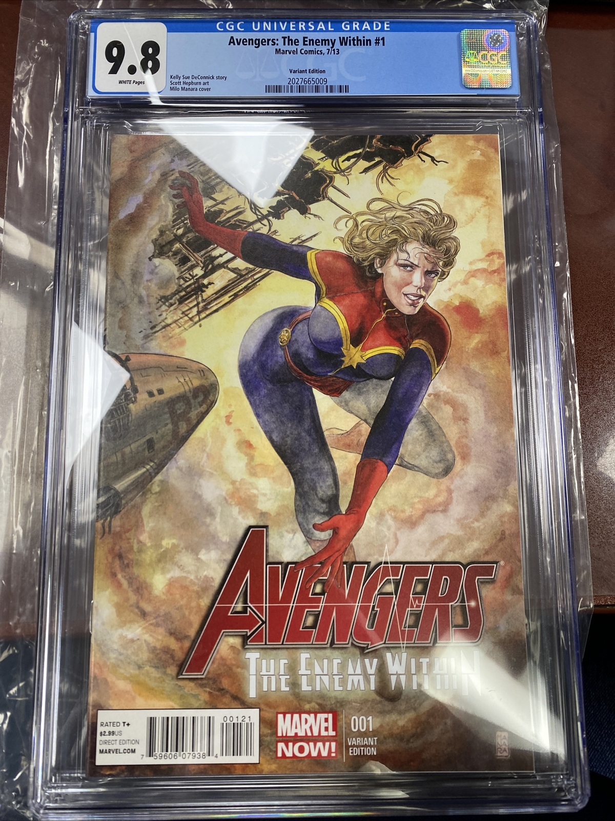 The Avengers: the Enemy Within #1 Milo Manara Variant (Marvel Comics ...