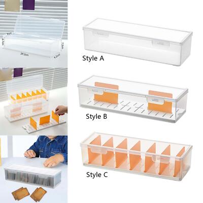 Card Holder Card Storage Box Card Organizer Box Storage Container Home ...