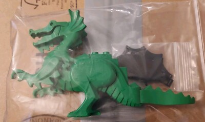 Lego Product Classic Green Dragon Minifigure w/black wings In My ...