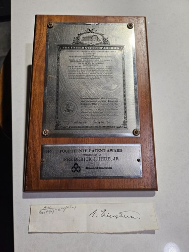 Authentic Albert Einstein pencil signed formula paper slip w/ family ...