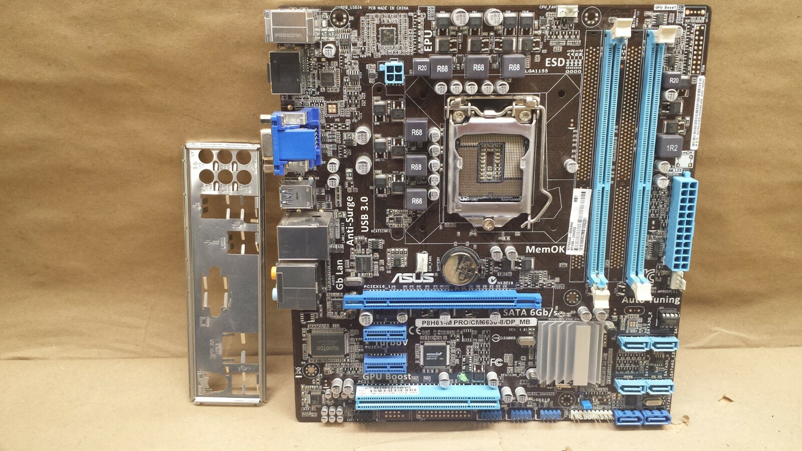 ASUS P8H61-M PRO/CM6630-8/DP_MB LGA1155 MOTHERBOARD + LATEST BIOS ...