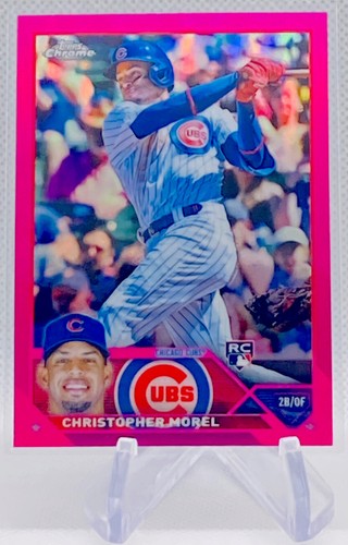 2023 Topps Chrome Christopher Morel Pink Refractor Rookie Card #198 ...