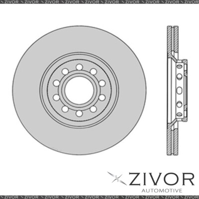 PROTEX Rotor - Front For AUDI A4 B7 4D Sedan AWD 2005 - 2008 By ZIVOR # ...