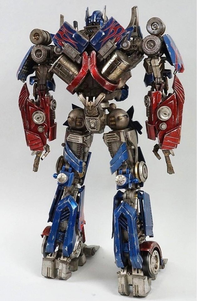 Transformers Dark Side Moon Optimus Prime Three A Autobot Action Figure ...